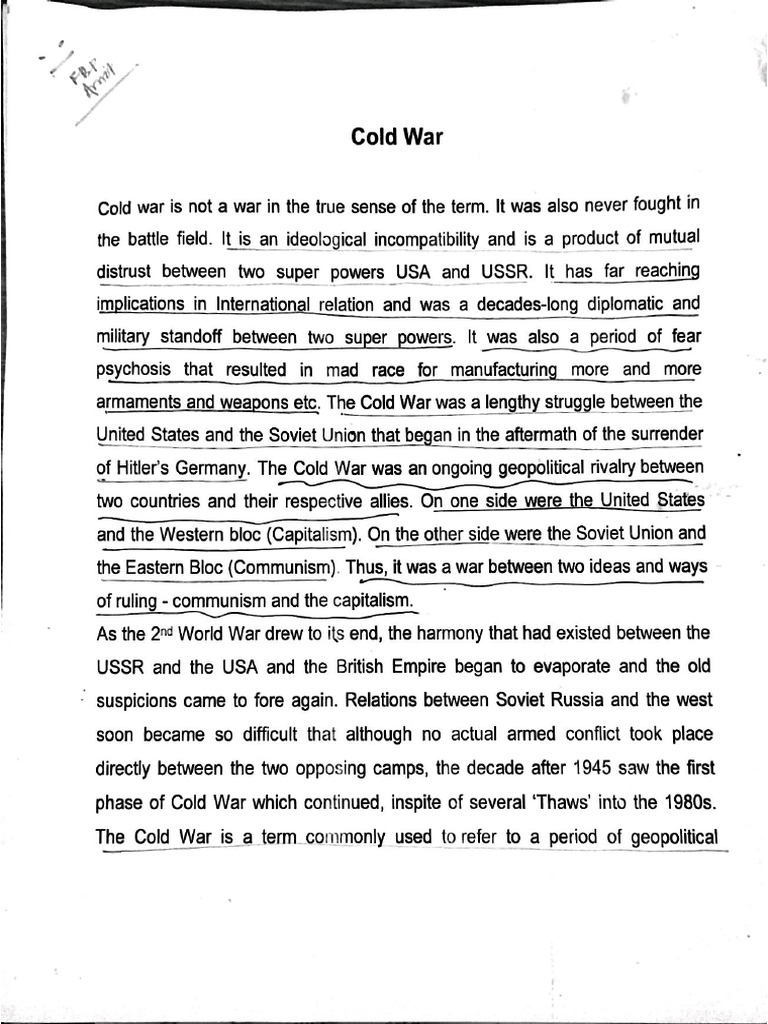 Cold War | PDF