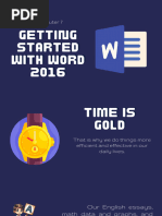 Word 2016: Create & Open Documents Guide | PDF | Microsoft Word ...