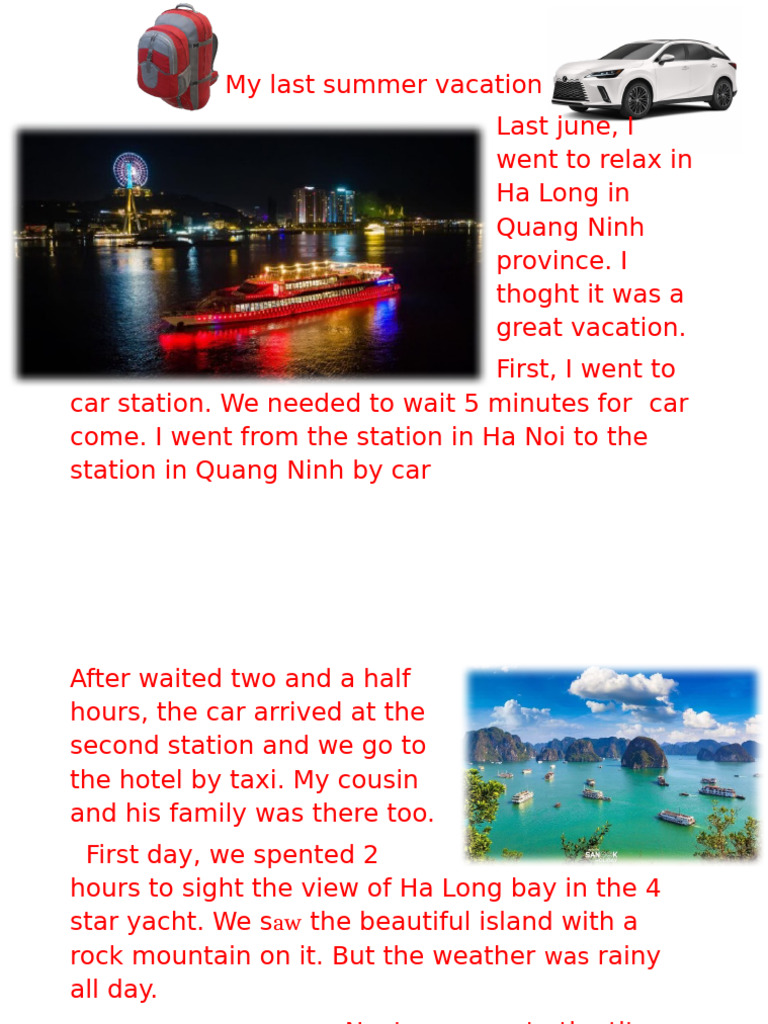 My Last Summer Vacation | PDF