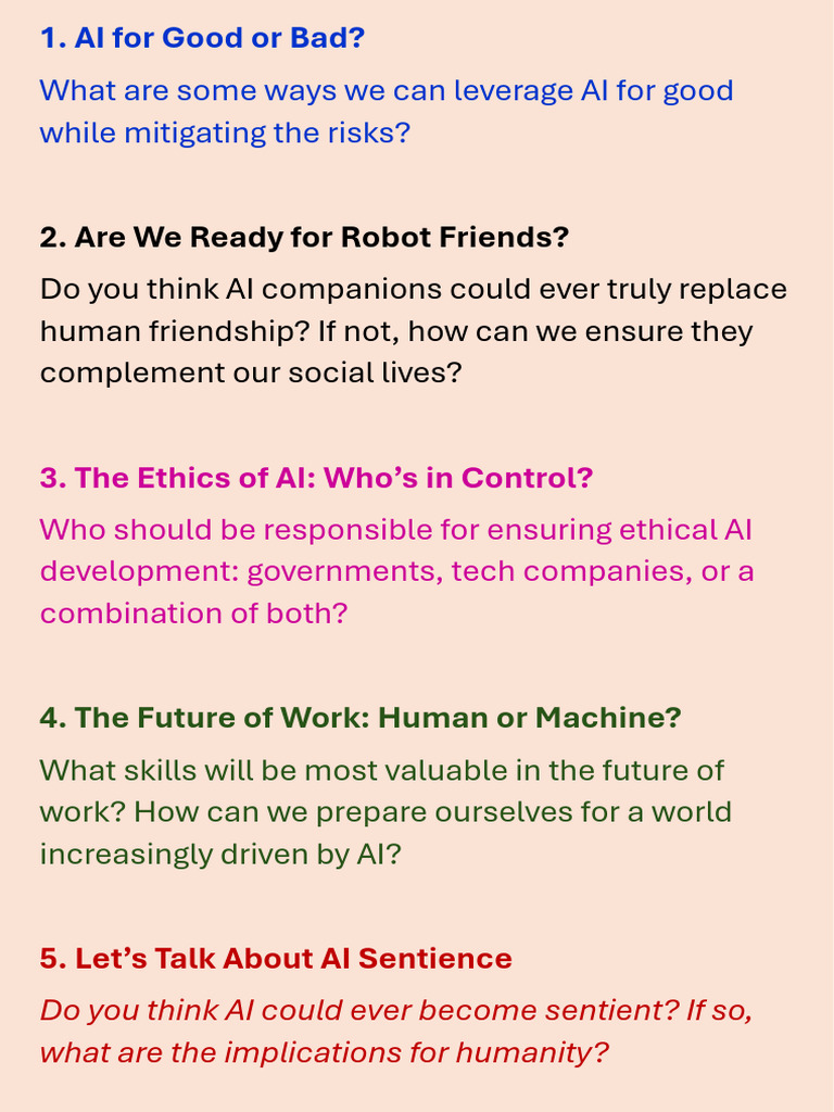 AI Discussion Questions | PDF