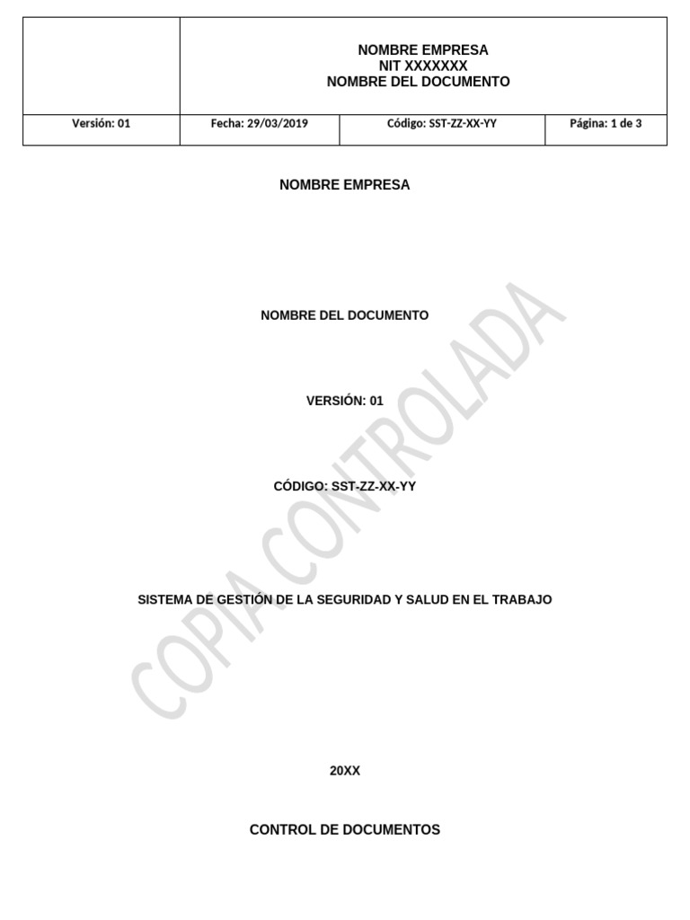 Sst-Zz-Xx-Yy. Plantilla de Documentos Word | PDF