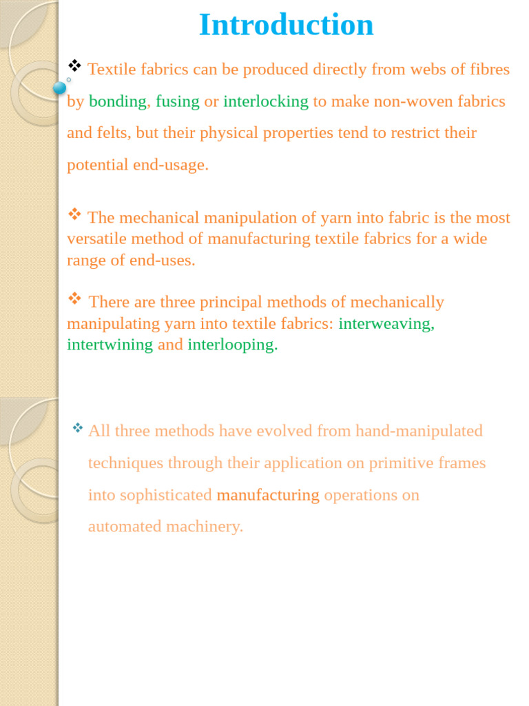Textile Fabric Production Methods | PDF | Knitting | Textiles