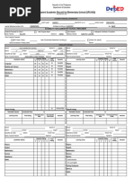 School Form 10 SF10 Learner's Permanent Academic Record For Elementary ...