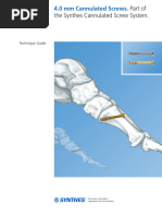 Fixos Forefoot & Mid-Foot Screw System-160420-ST-SYK-En | PDF | Screw ...