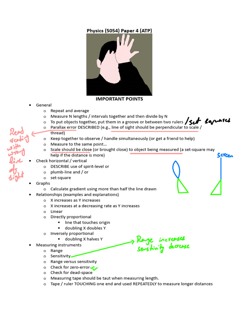 Physics Atp Important Points v01 | PDF | Force | Applied And ...