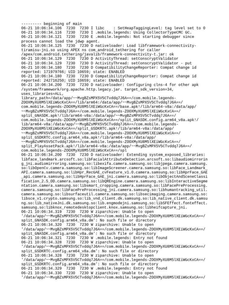 ML Logcat 1750475209402 | PDF | Operating System Families | Mobile Software