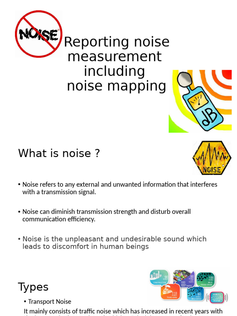 Reporting Noise Measurement Including Noise Mapping | PDF | Noise ...