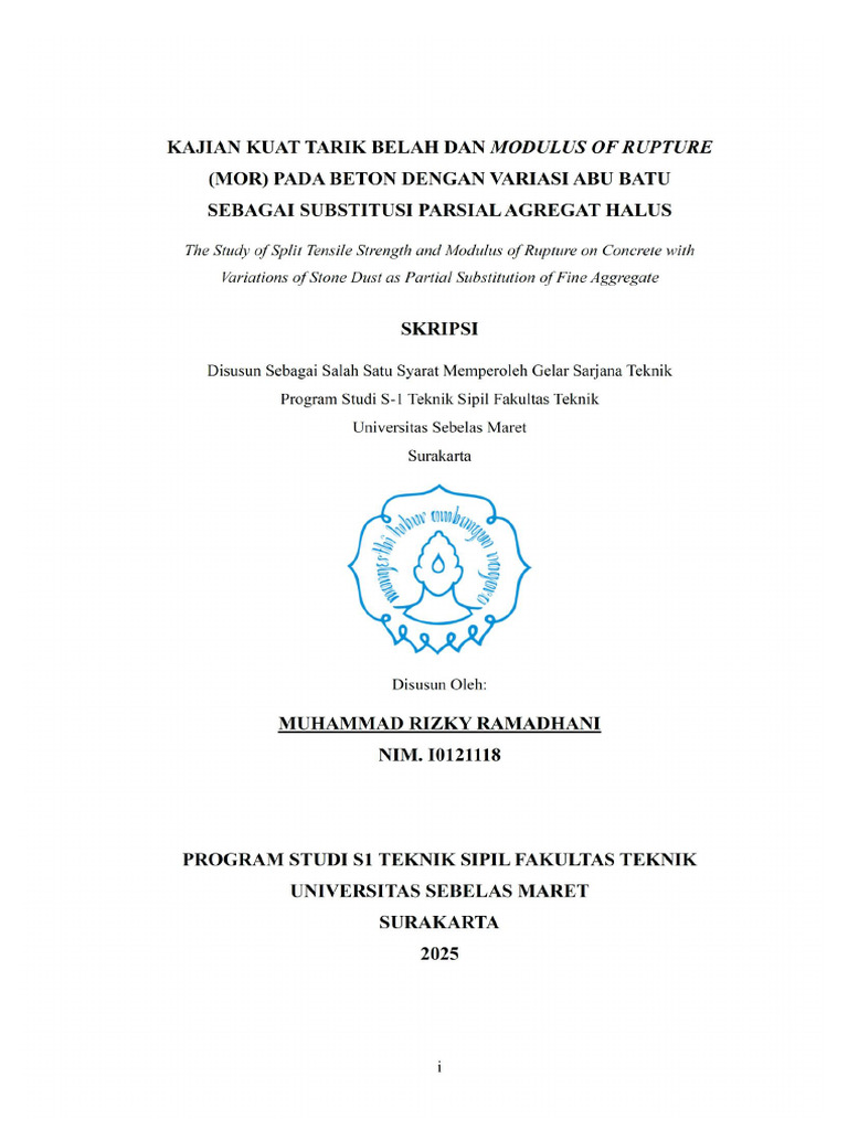 Lembar Pengesahan Skripsi Rizky Ramadhani | PDF