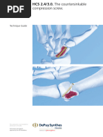 Asnis III Cannulated Screw Techniques | PDF | Hip | Screw