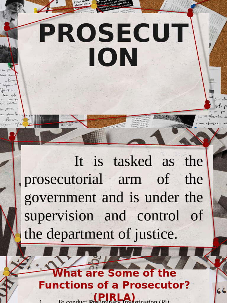 Prosecution and Court | PDF | Plea | Prosecutor