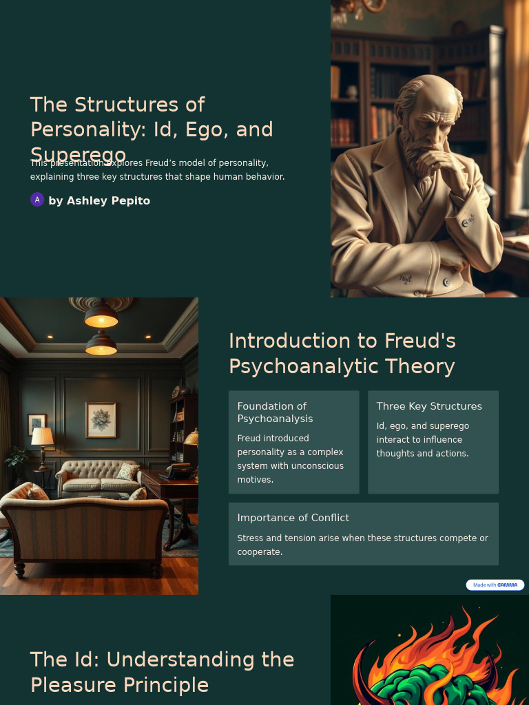 The Structures of Personality Id Ego and Superego | PDF | Psychological ...