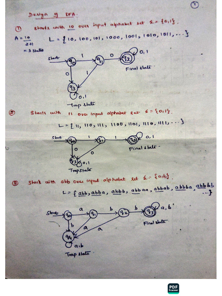 Toc Unit 1 Assignment | PDF