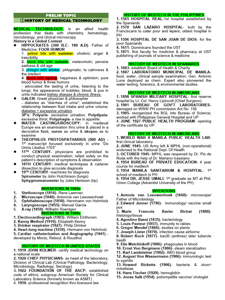 Pmls 1 Reviewer | PDF | Medicine