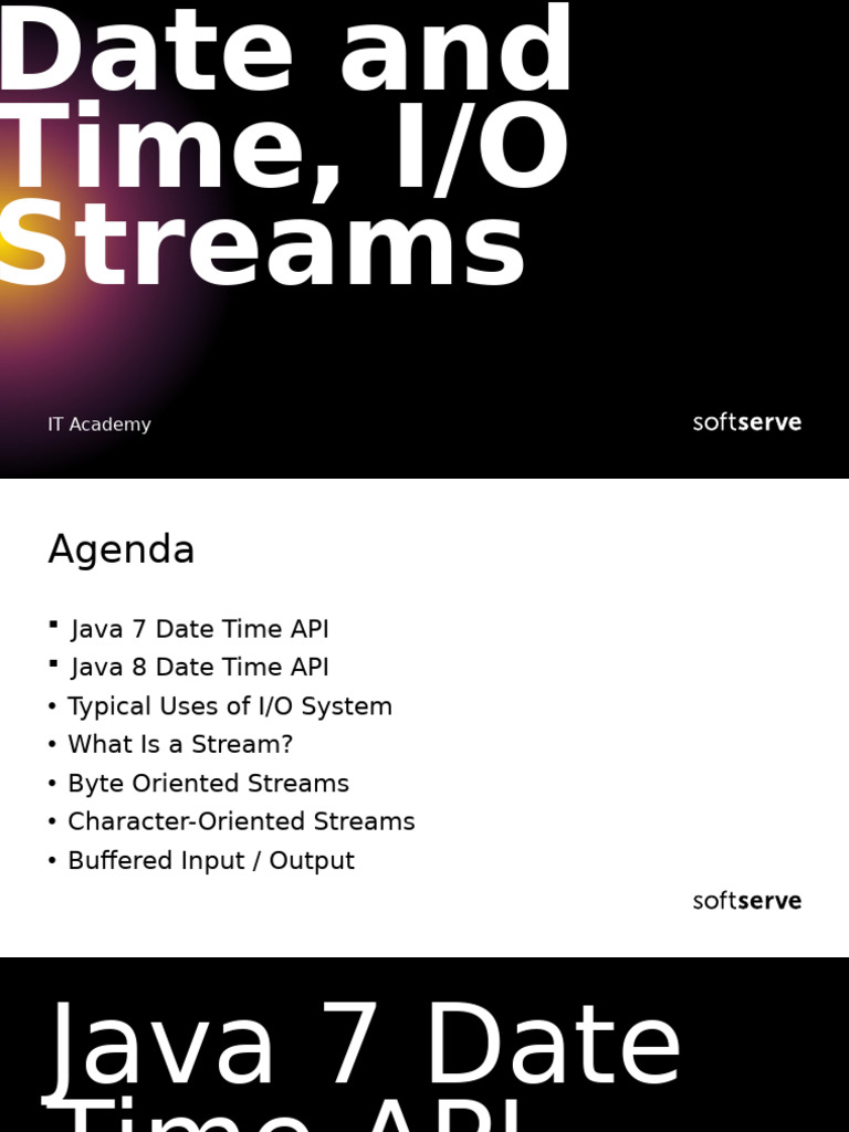 Date and Time, I - O Streams | PDF | Computer File | Filename