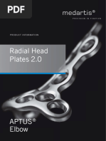 Medartis Distal Radius Surgical Technique | PDF | Drill | Limbs (Anatomy)