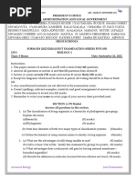 A-Level Biology Scenario Questions | PDF | Point Mutation | Hepatocyte