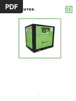 Screw Air Compressor Manual | PDF | Valve | Belt (Mechanical)