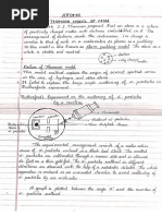 Structure of Atom Short Notes | PDF