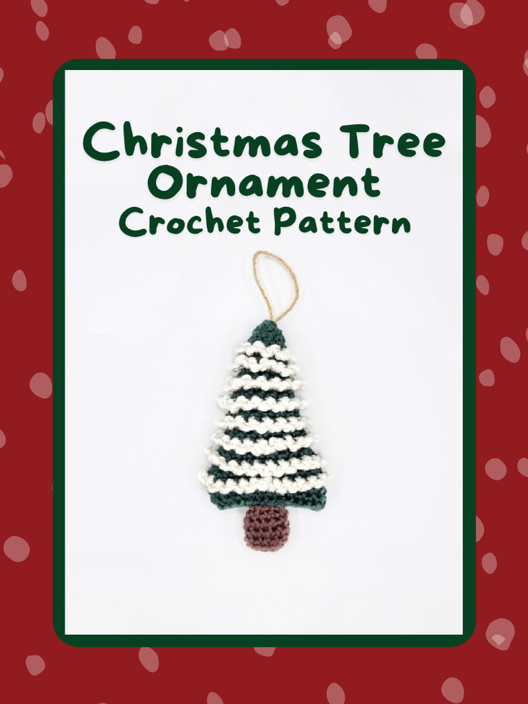 Christmas Tree Ornament Pattern | PDF