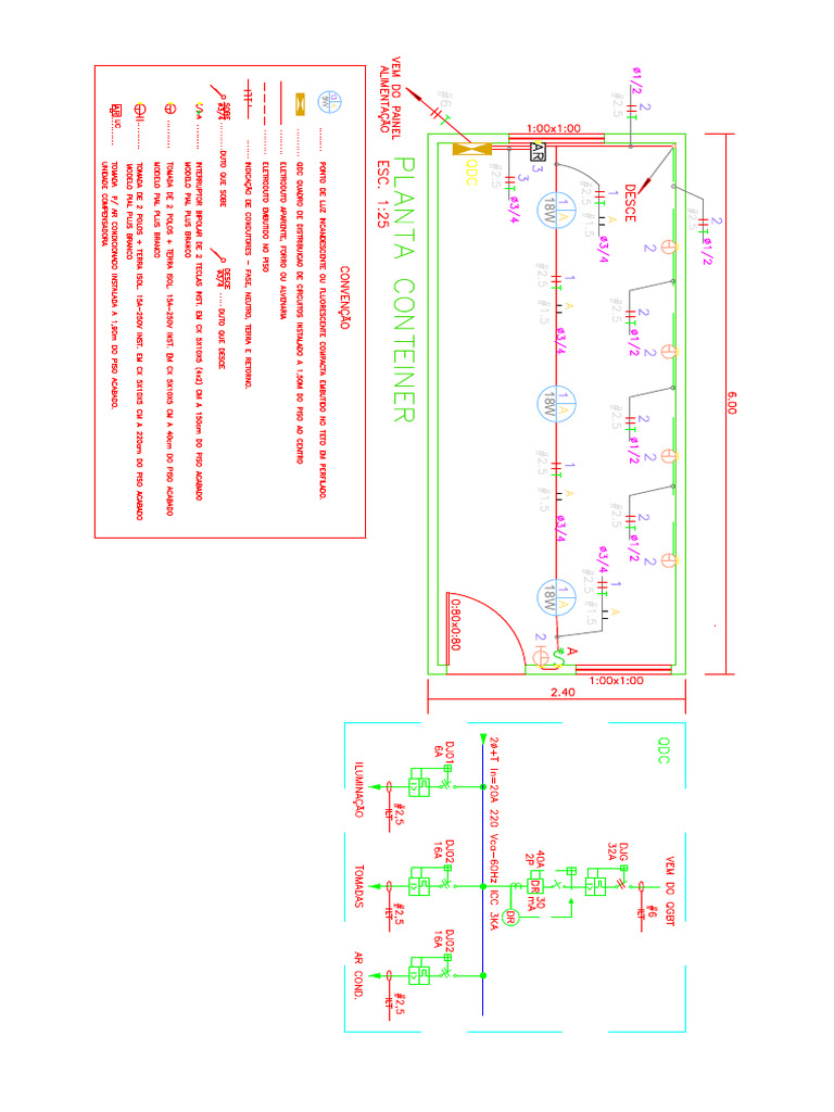 Diagrama Unifilar Escritório | PDF