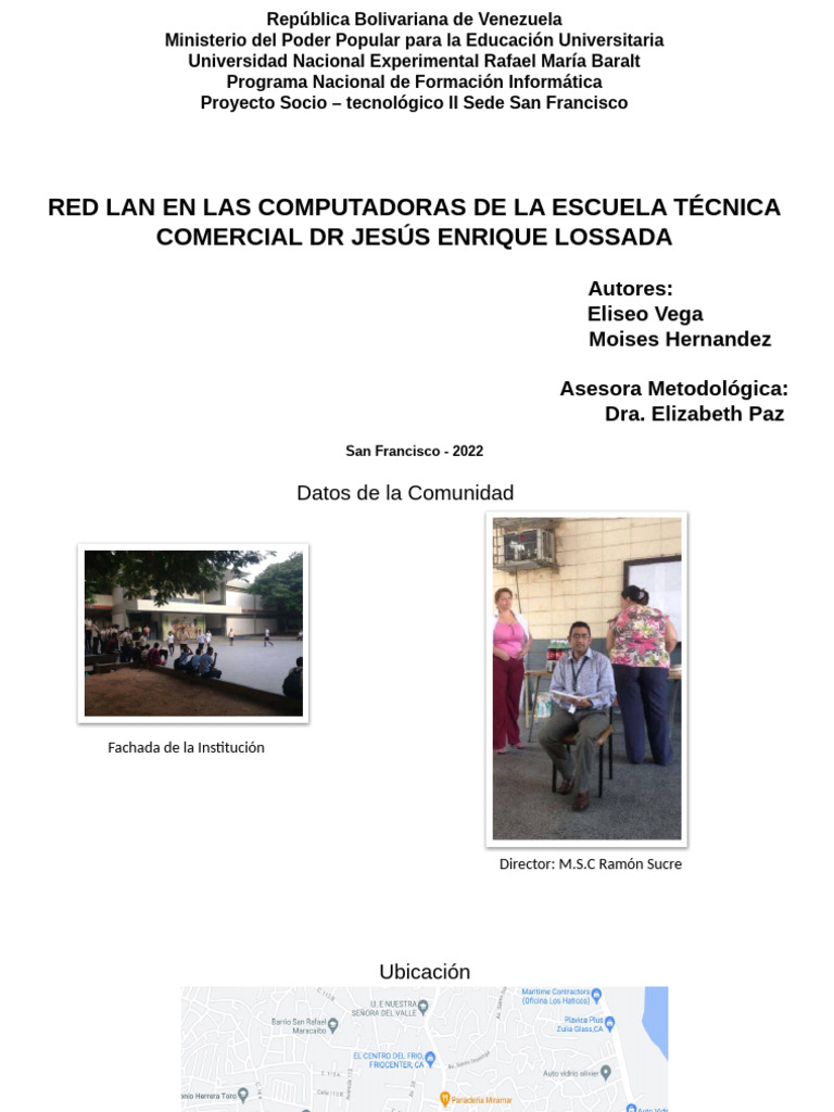 Implementación de Red LAN en Escuela Técnica | PDF | Informática | Red ...