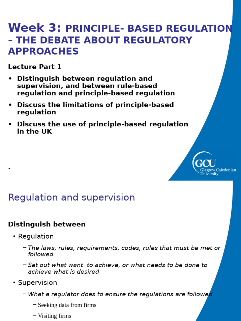 BFR 2024 Week 3 OHs Part 1 | PDF | Regulatory Compliance | Risk