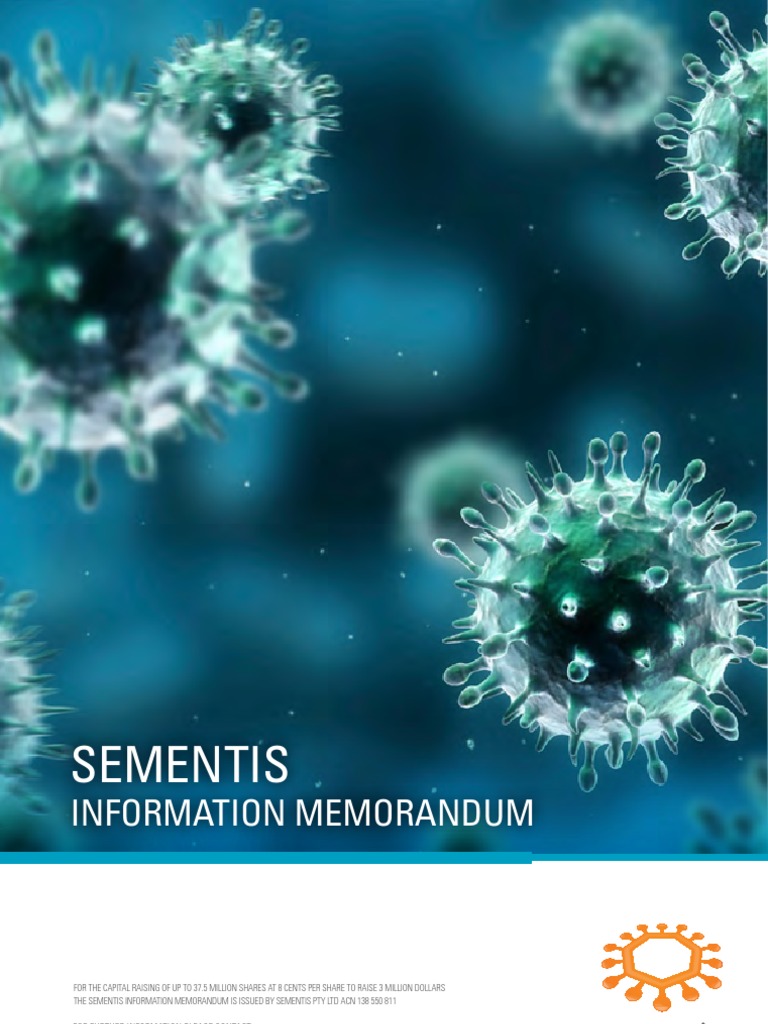 Sementis IM June 2011 | PDF | Allergy | Vaccines