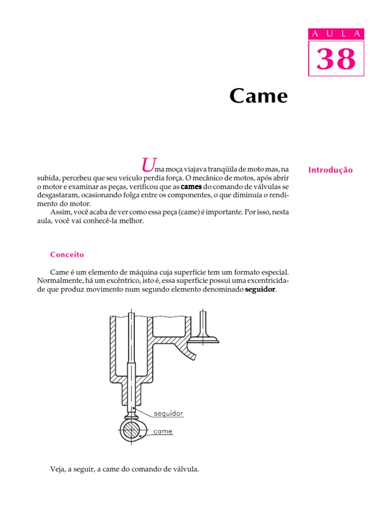 Aula sobre Cames e Aplicações | PDF