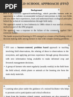 Farmers Field School Approach | PDF | Agriculture | Natural Environment