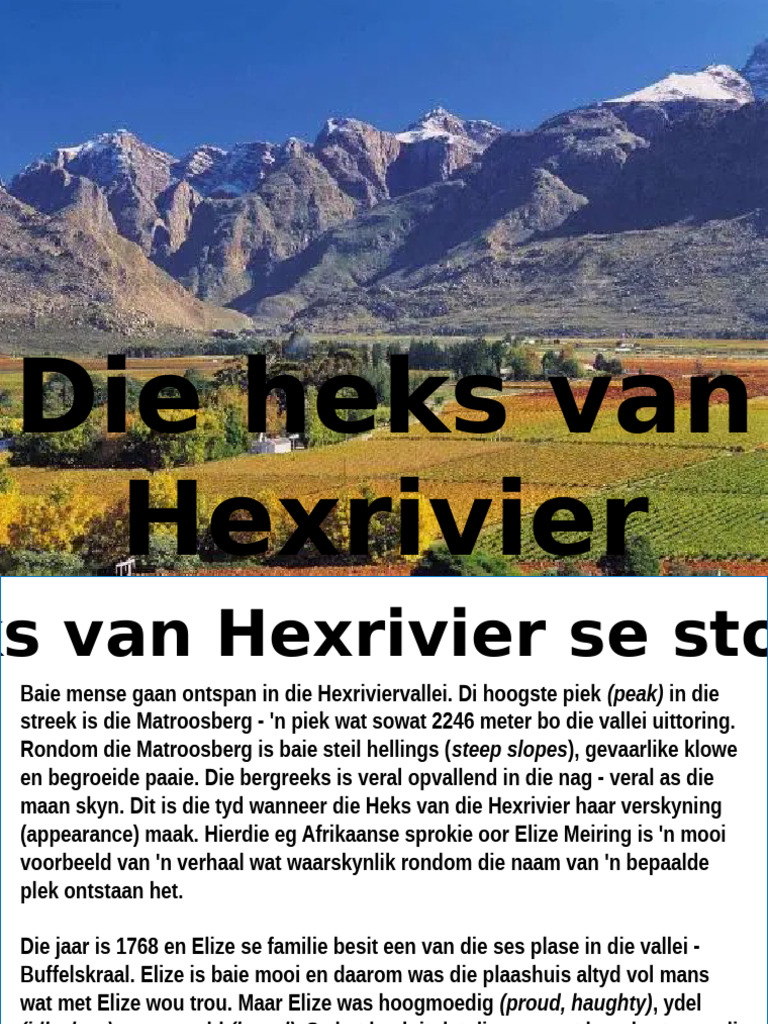 671c03064ba459fa22bbd4fa 6 Die Heks Van Hexrivier BB | PDF