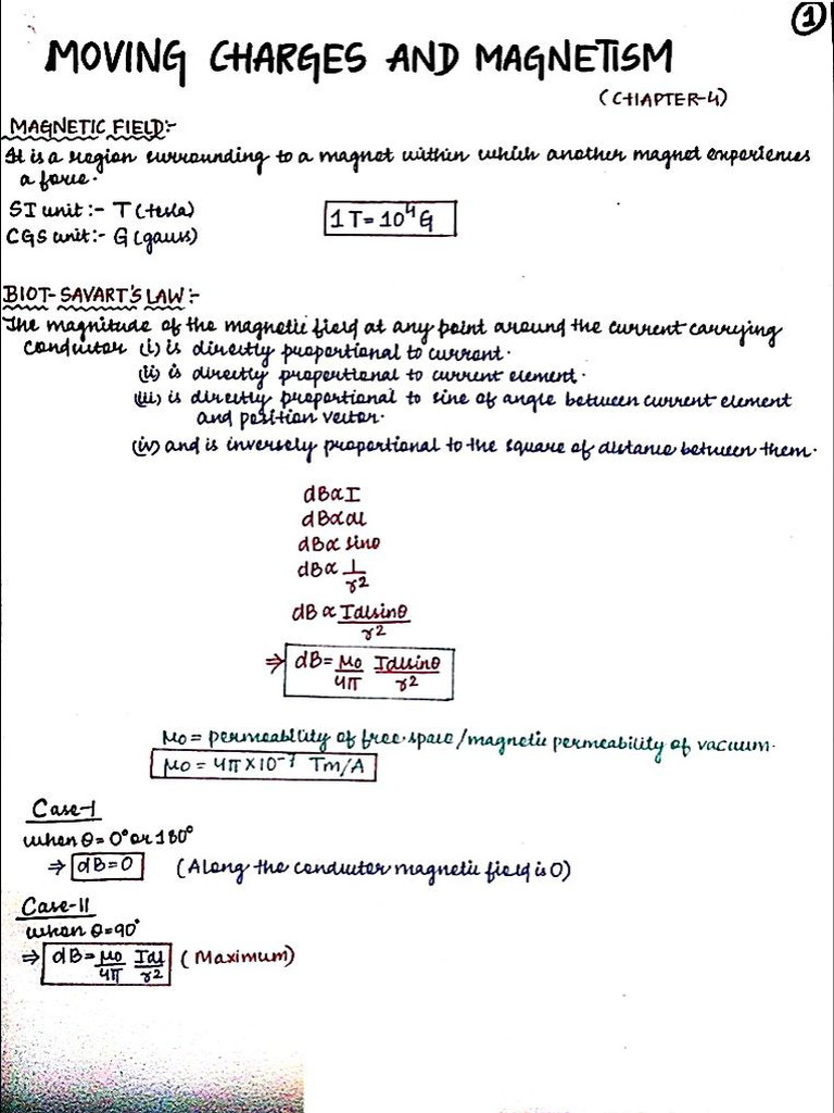 CH 4 Physics | PDF