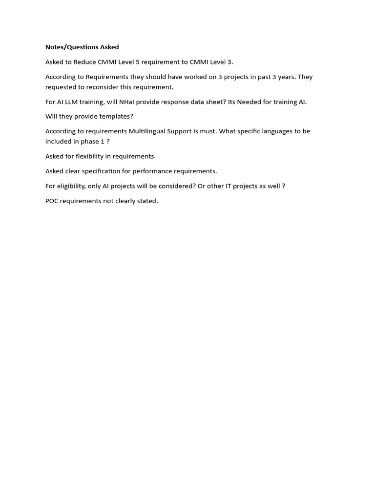 Prebid Meet Notes | PDF