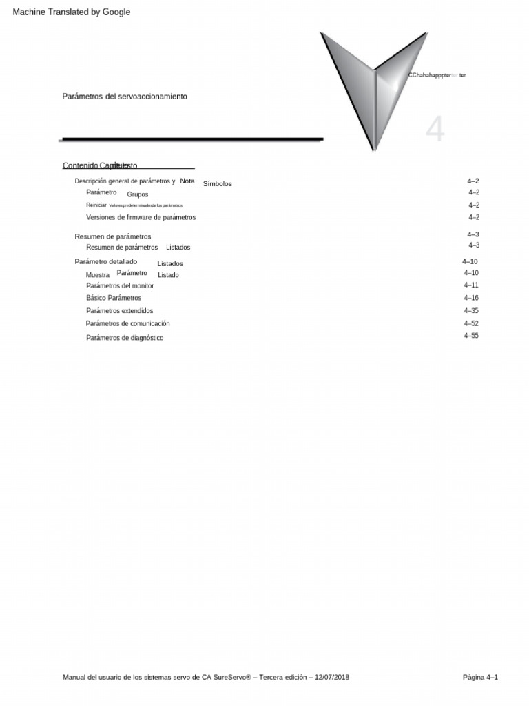 Parámetros del Manual SureServo® CA | PDF | Hardware de la computadora ...