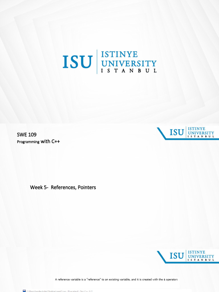 Swe109 Lecture4 | PDF