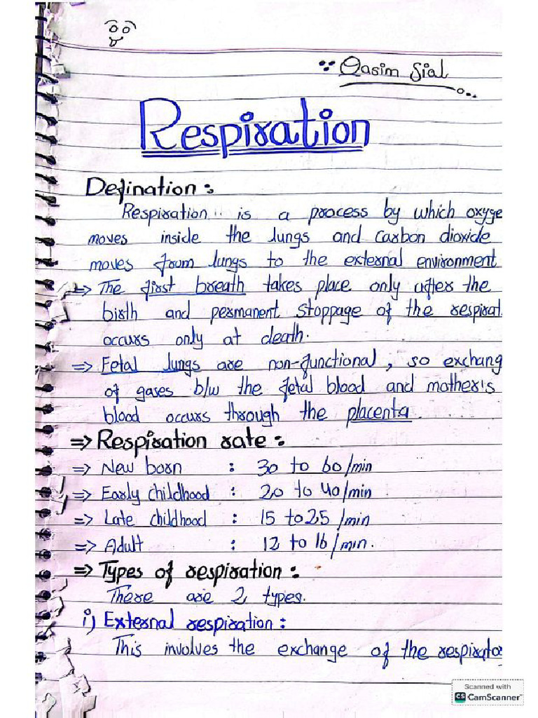 Respiration | PDF