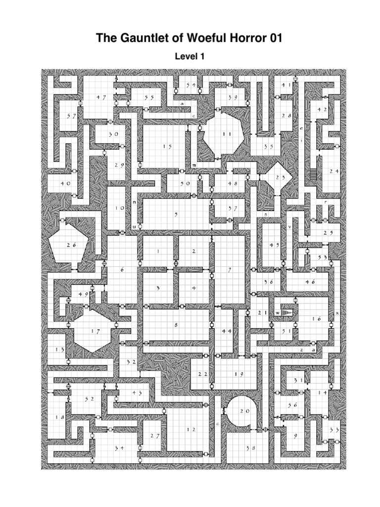Gauntlet of Woeful Horror Overview | PDF | Door