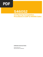 Sap SD Incompletion Log | PDF | Information | Button (Computing)