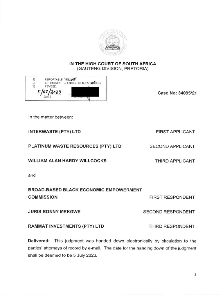Interwaste LTD | PDF