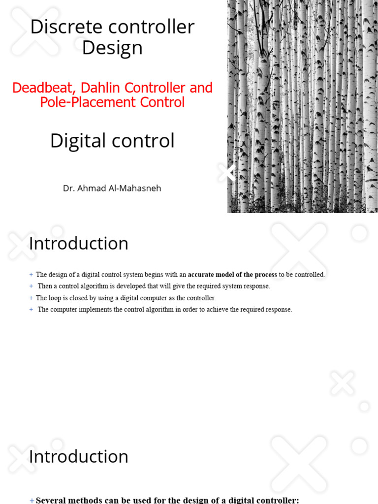 Deadbeat and Dahlin Controller Design | PDF | Control Theory | System