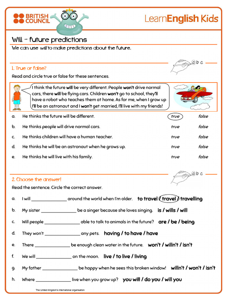 Future Simple Lesson_removed | PDF