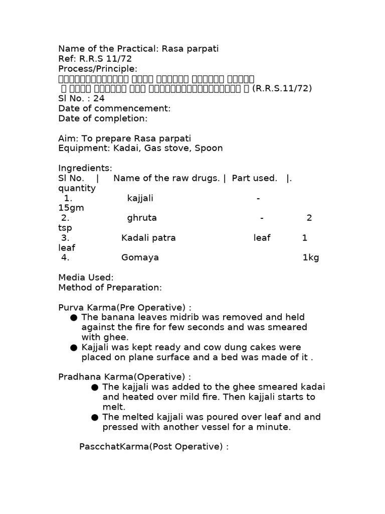 Rasa Parpati-Ananya M R-Batch1 | PDF