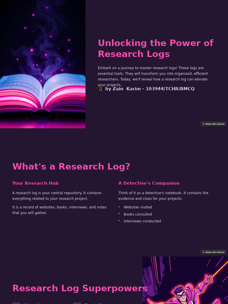 Unlocking The Power of Research Logs | PDF | Human Communication