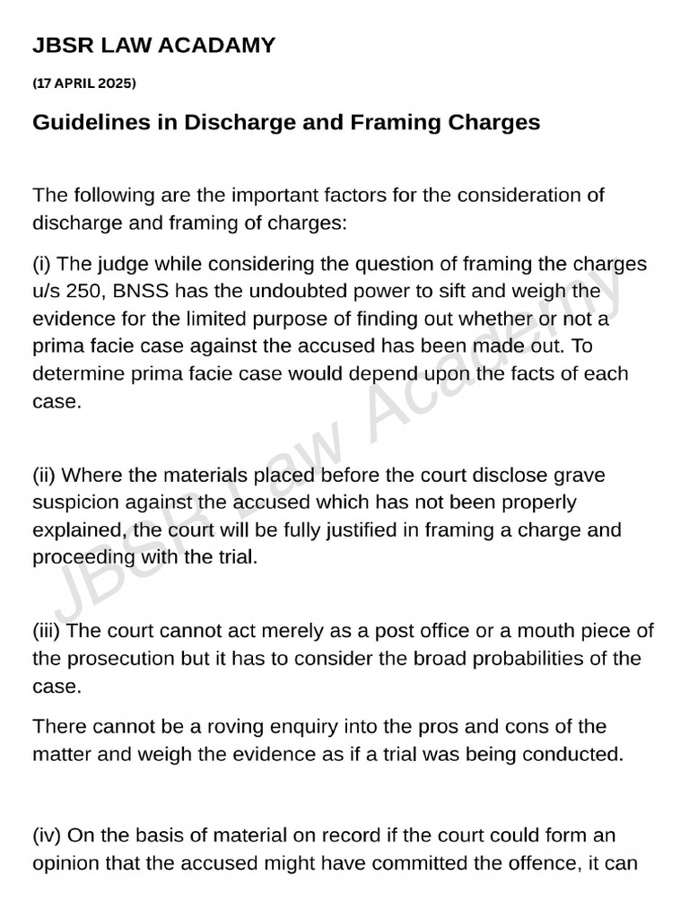 Guidelines in Discharge and Framing Charges - 20250417 - 081910 - 0000 ...