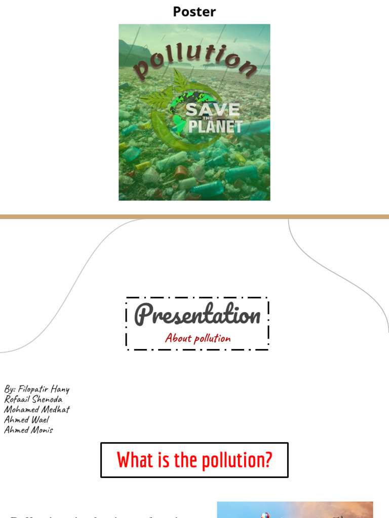 Presentation of The Pollution | PDF