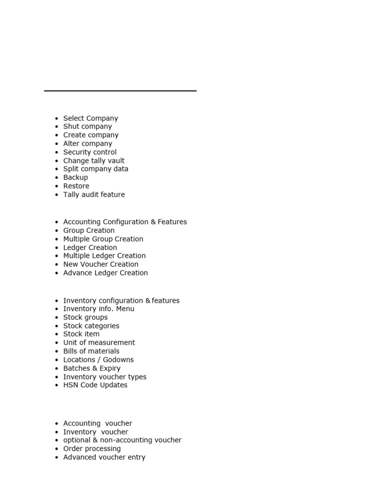 1702873373 1__Detailed Syllabus of Tally Prime - Pooja S | PDF | Taxes | Value Added Tax