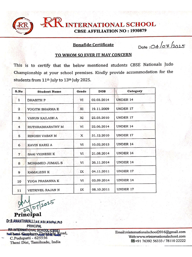 Cluster Judo Entry Form Final (2025-2026) | PDF