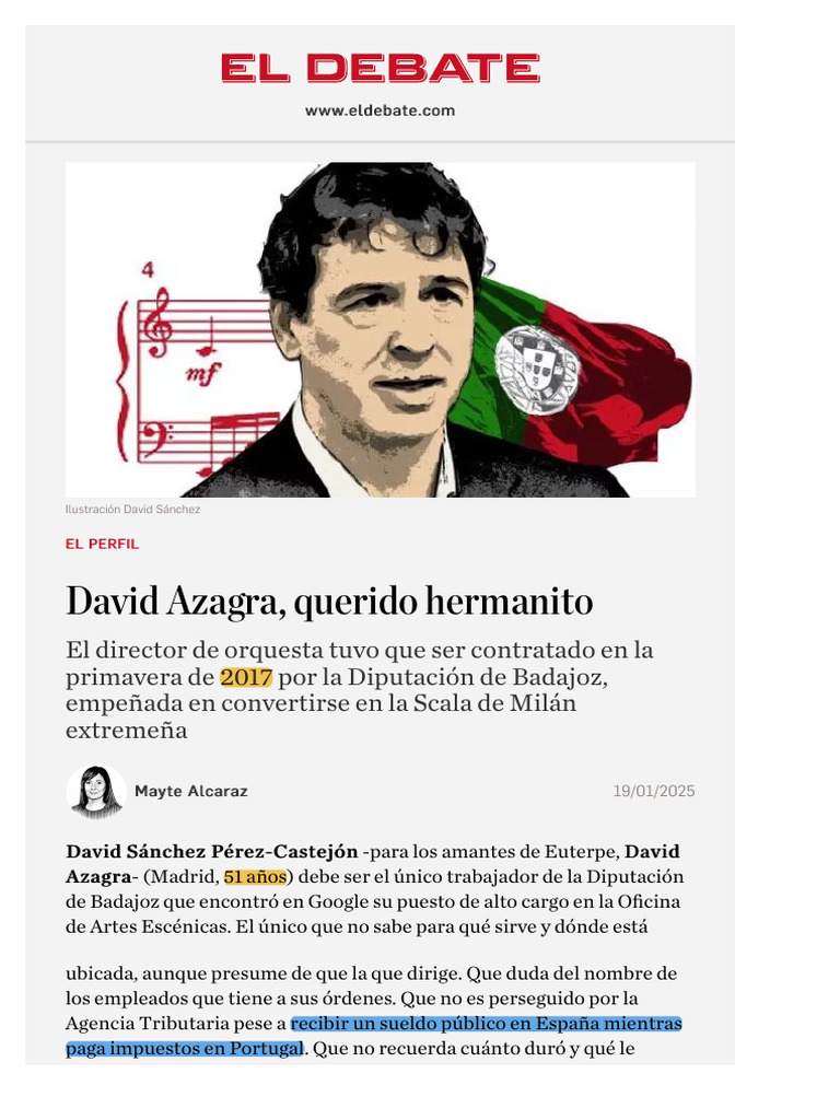 David Azagra - Mayte Alcaraz | PDF | Política de españa | España