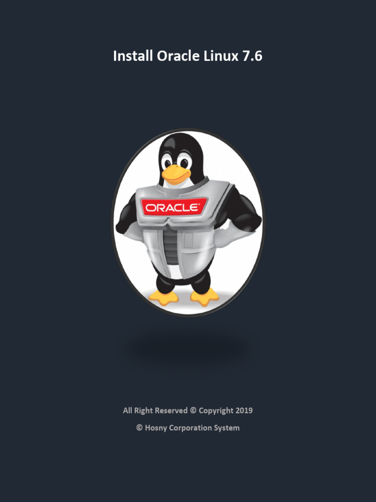 Lecture 05. Install Oracle Linux 7.6 | PDF