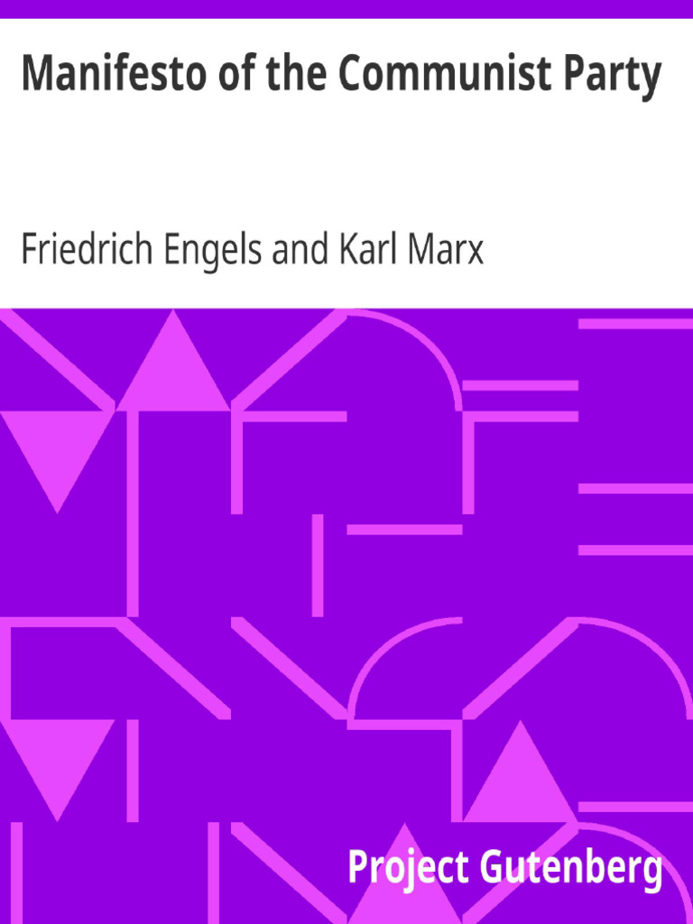 Marx and Engels' Communist Manifesto | PDF | Bourgeoisie | Communism