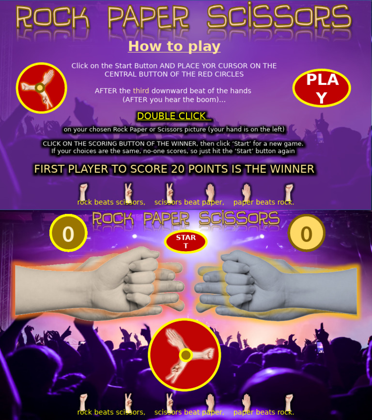 ROCK-PAPER-SCISSORS-1-PLAYER- ppt game for classes | PDF